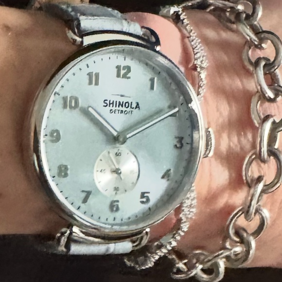 Shinola | Jewelry | Shinola Detroit Leather Watch Very Rare Color ...